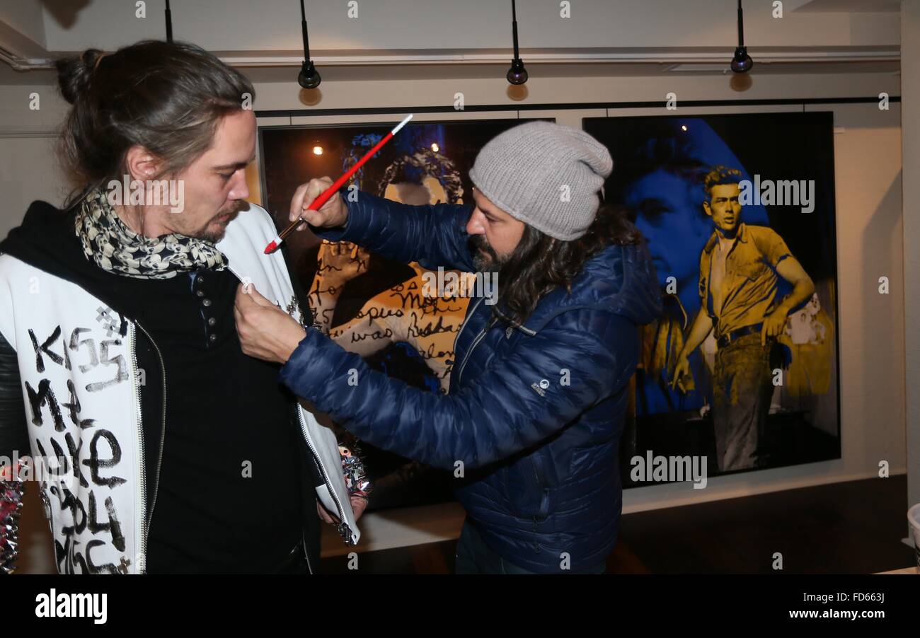 Artist Domingo Zapata hosts the grand opening of his art gallery CHA ...