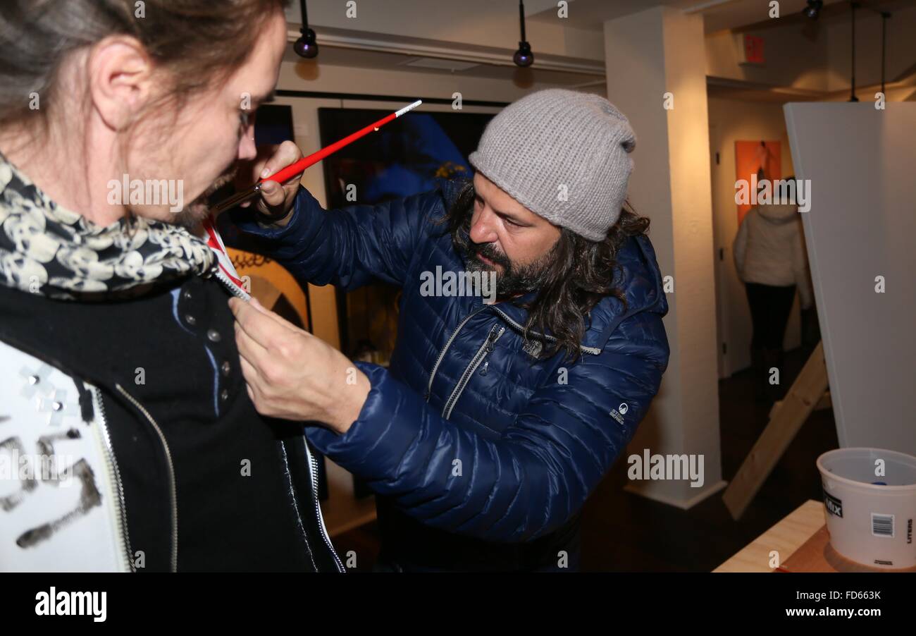 Artist Domingo Zapata hosts the grand opening of his art gallery CHA ...