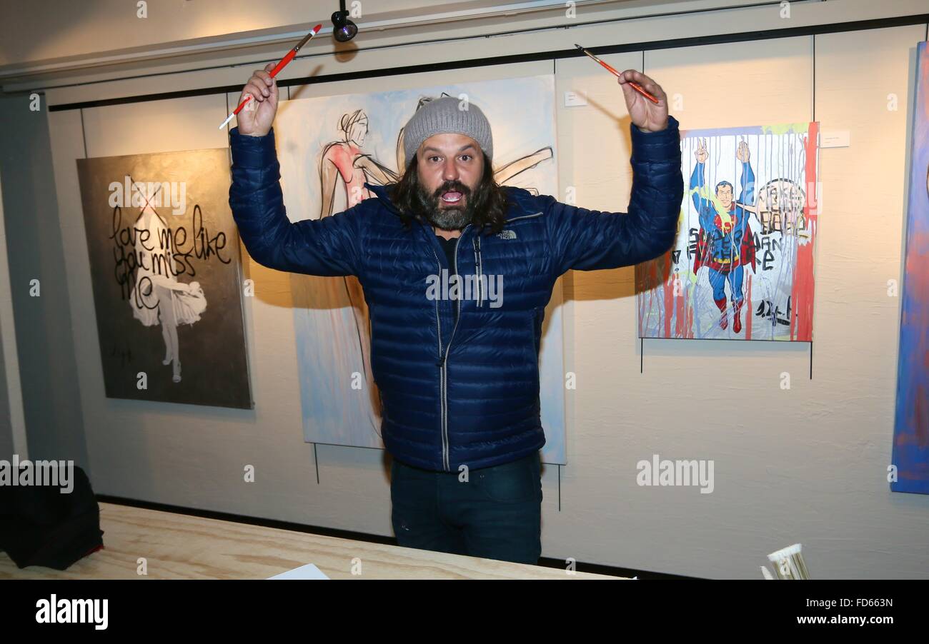 Artist Domingo Zapata hosts the grand opening of his art gallery CHA ...