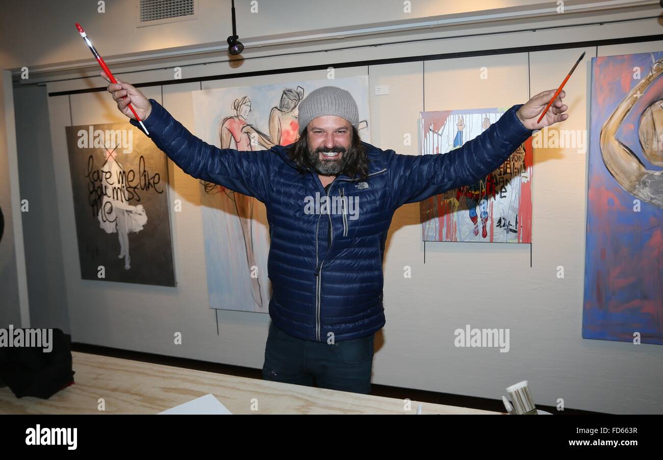 Artist Domingo Zapata hosts the grand opening of his art gallery CHA ...