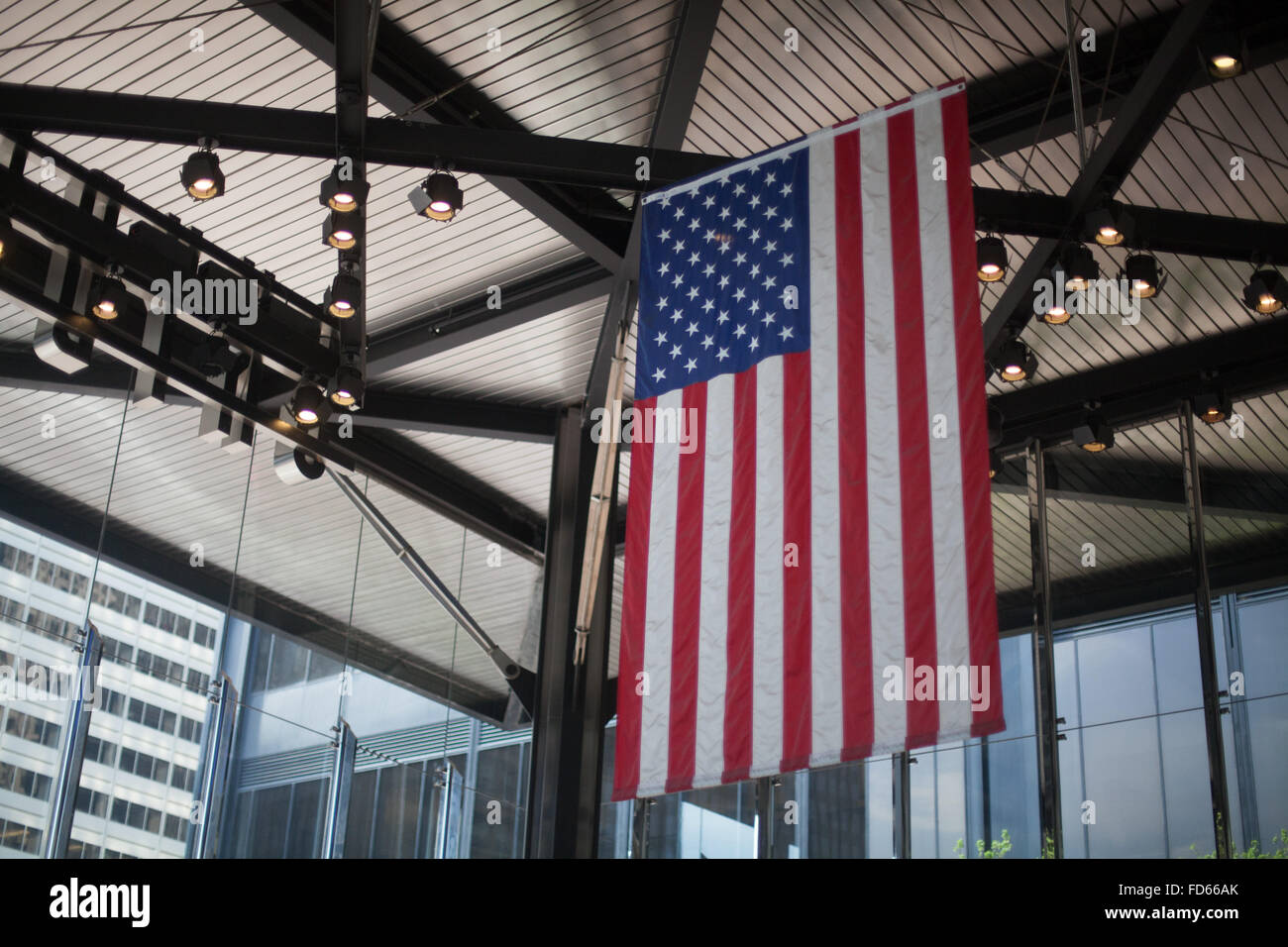 American flag hanging from ceiling hi-res stock photography and images ...