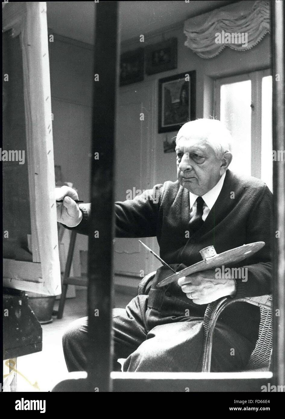 1970 - Painter Giorgio De Chirico. © Keystone Pictures USA/ZUMAPRESS ...