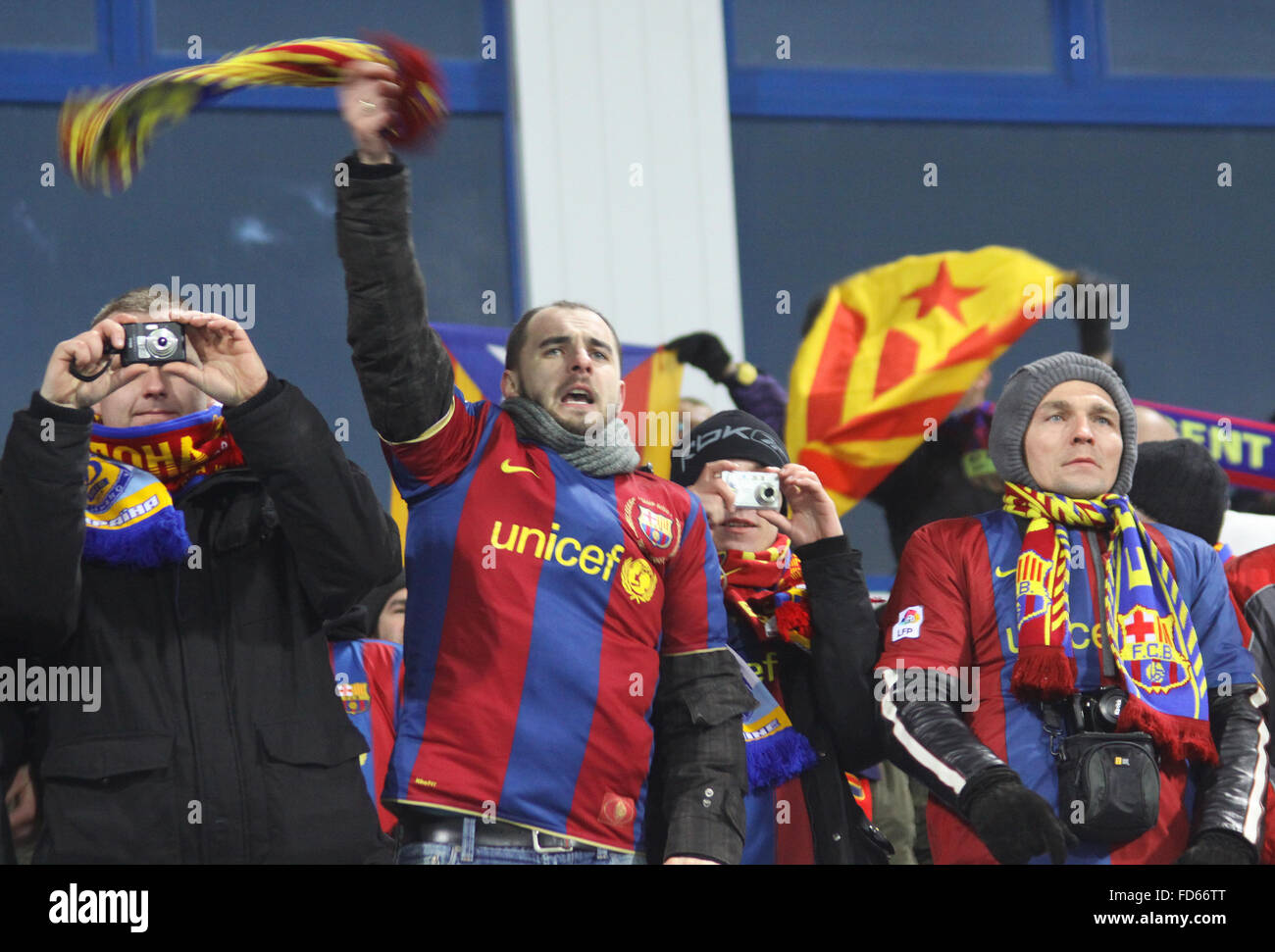 Fc barcelona flag hi-res stock photography and images - Alamy