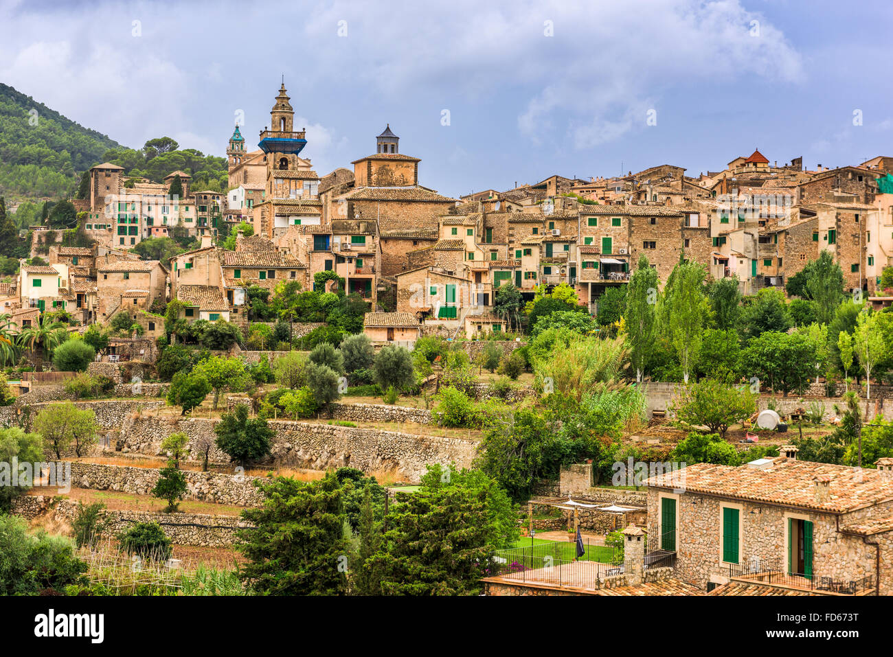 Valldemossa, Mallorca, Spain village Stock Photo - Alamy