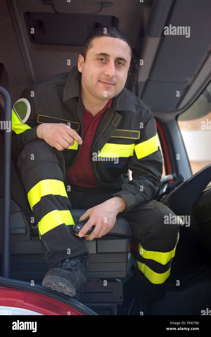 Italian fireman hi-res stock photography and images - Alamy