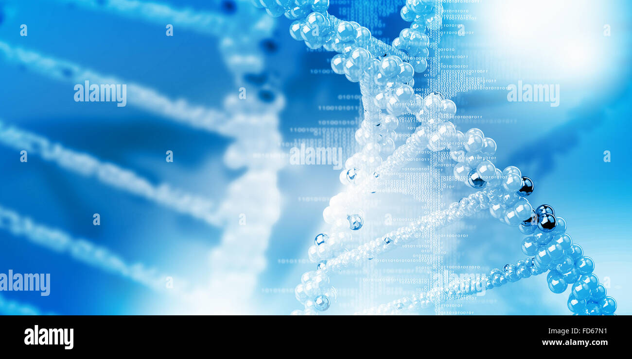 Background image of DNA molecule. Science concept Stock Photo - Alamy