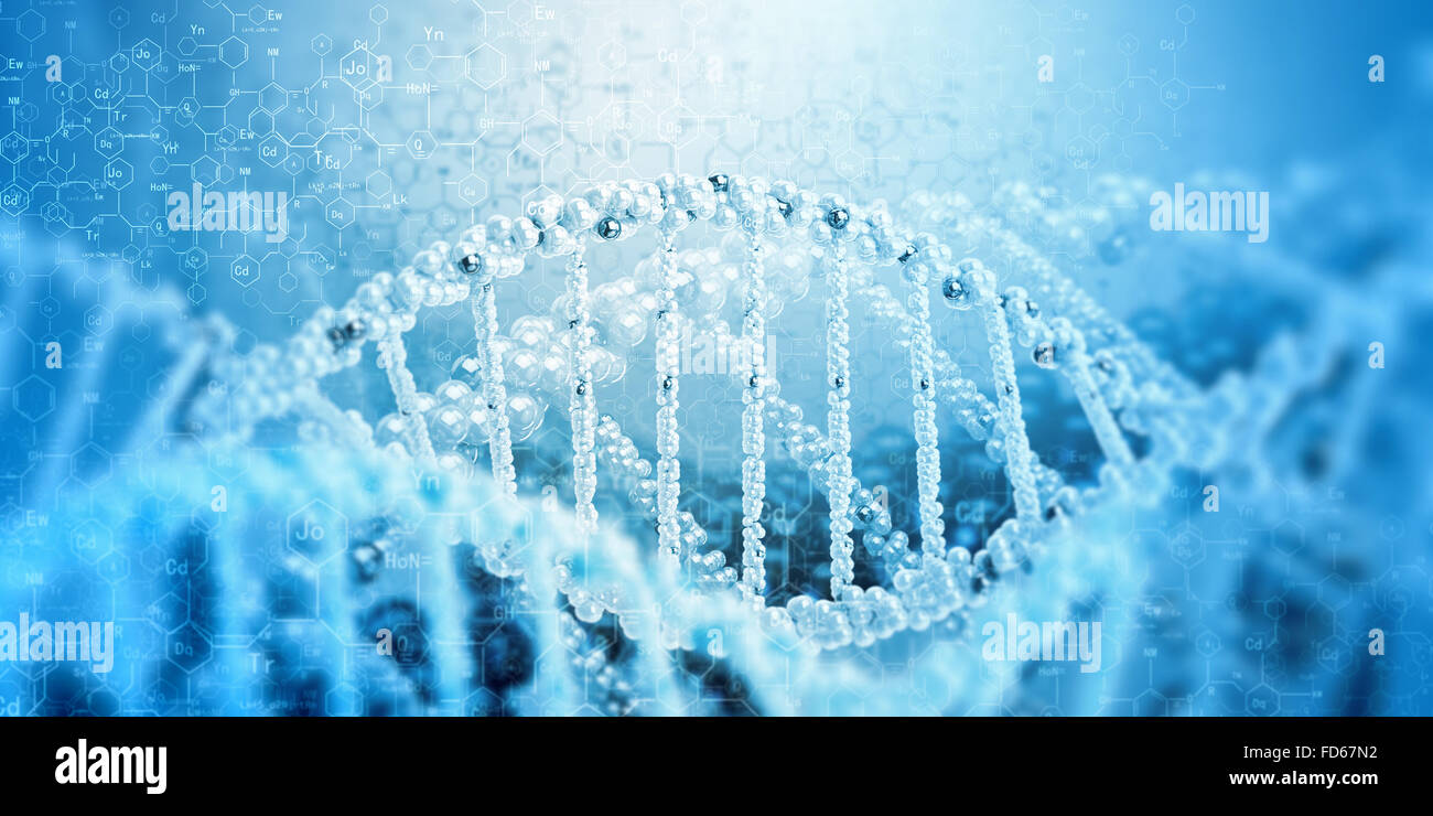 Background image of DNA molecule. Science concept Stock Photo - Alamy