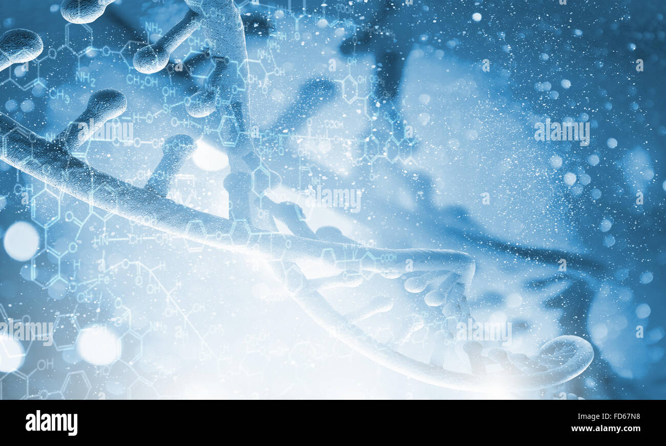Background image of DNA molecule. Science concept Stock Photo - Alamy