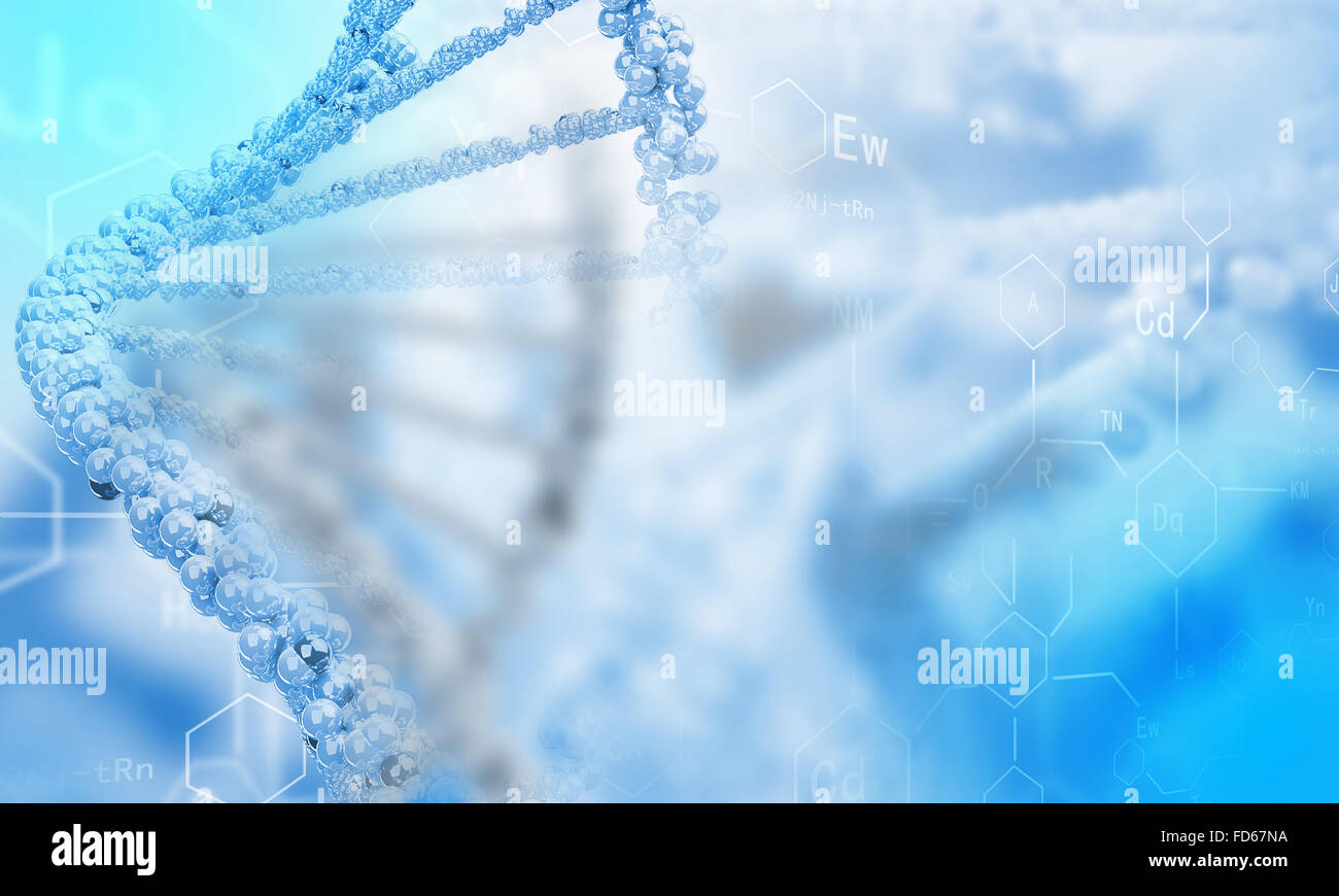 Background image of DNA molecule. Science concept Stock Photo - Alamy