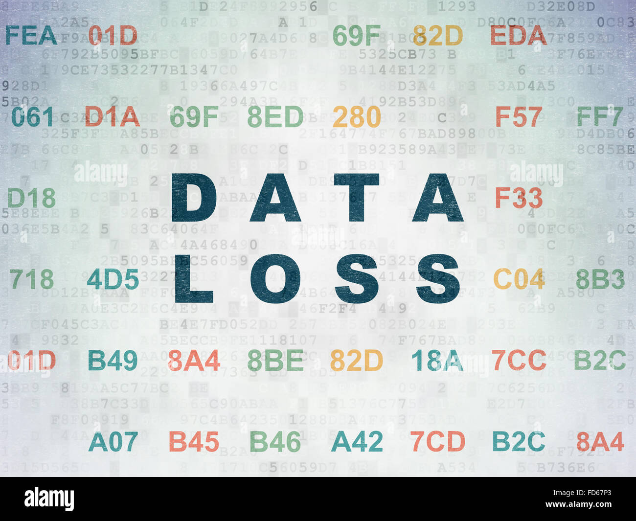 Information concept: Data Loss on Digital Paper background Stock Photo ...