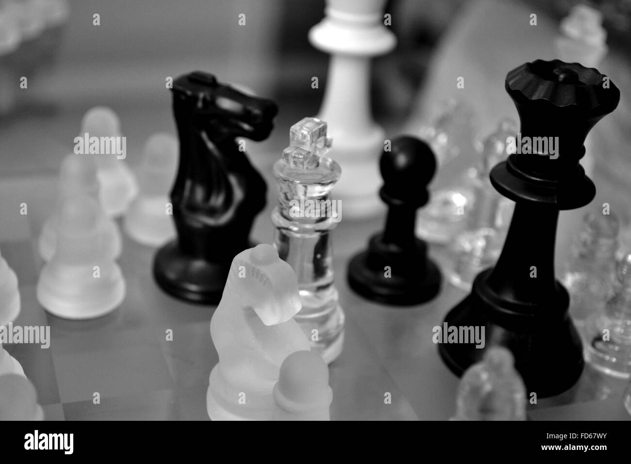 Game Of Chess Stock Photo - Alamy