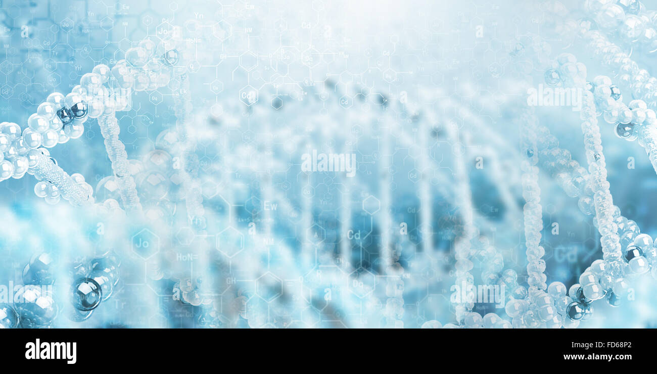 Background image of DNA molecule. Science concept Stock Photo - Alamy
