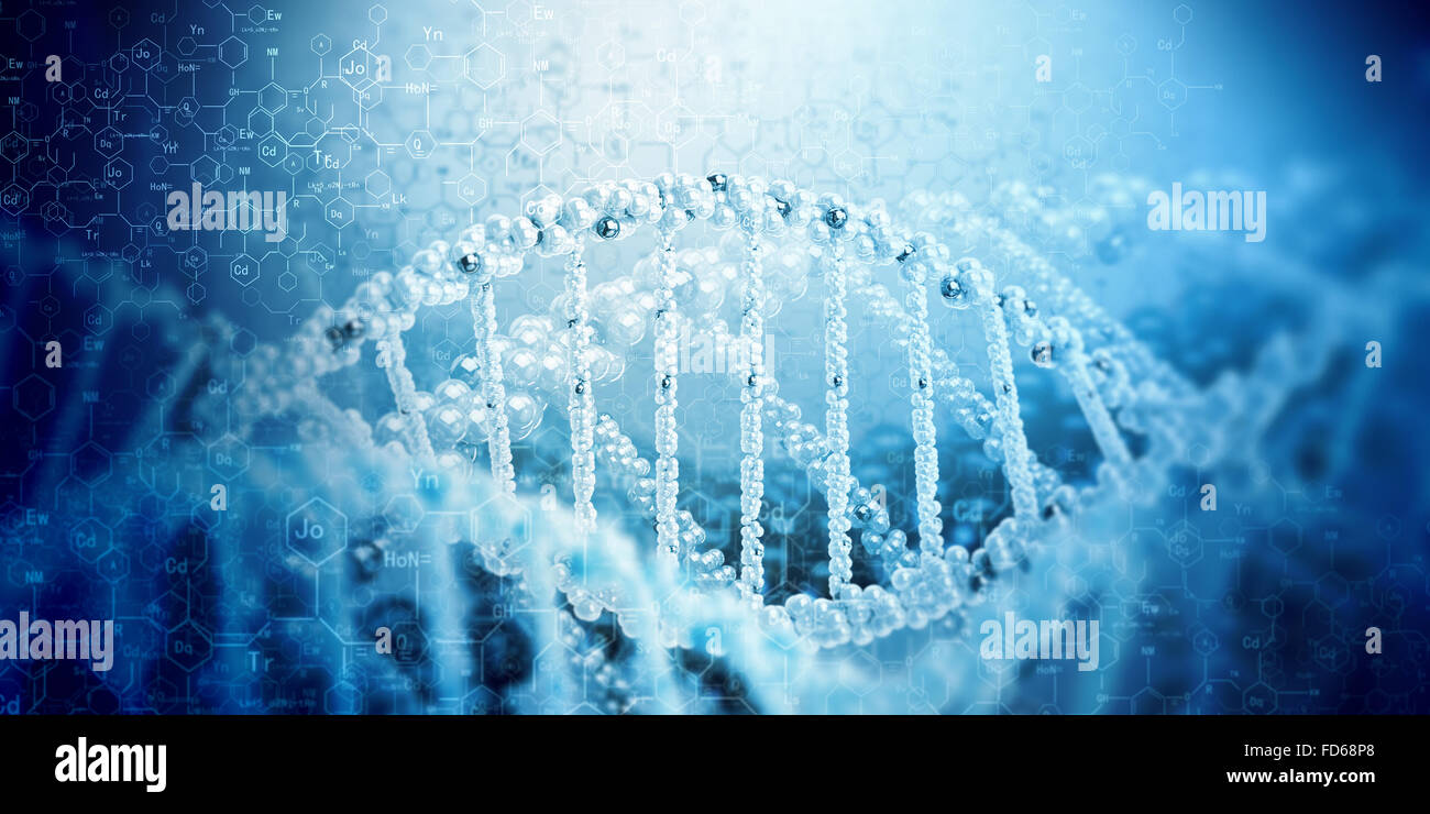 Background image of DNA molecule. Science concept Stock Photo - Alamy