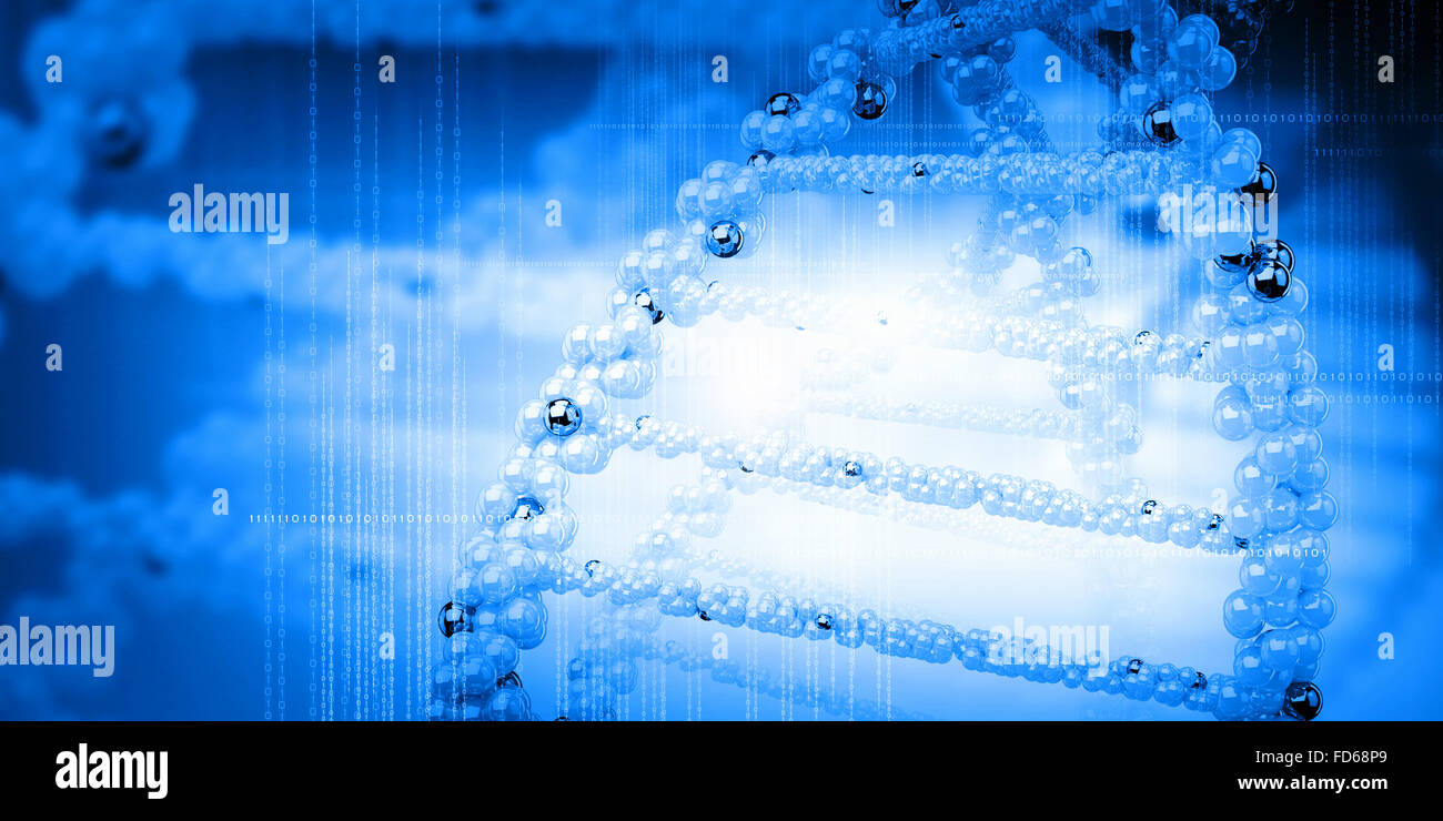 Background image of DNA molecule. Science concept Stock Photo - Alamy