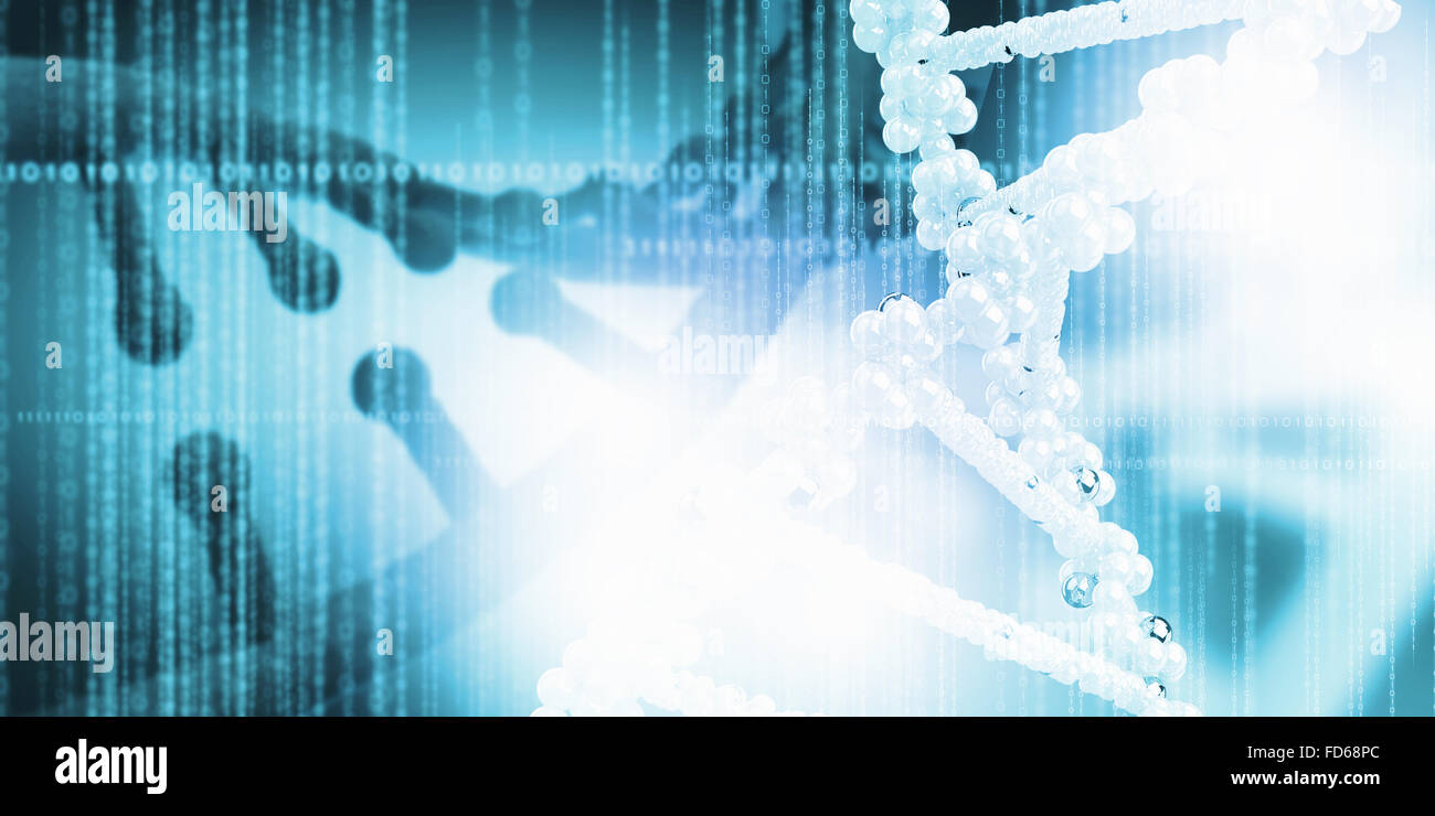 Background image of DNA molecule. Science concept Stock Photo - Alamy