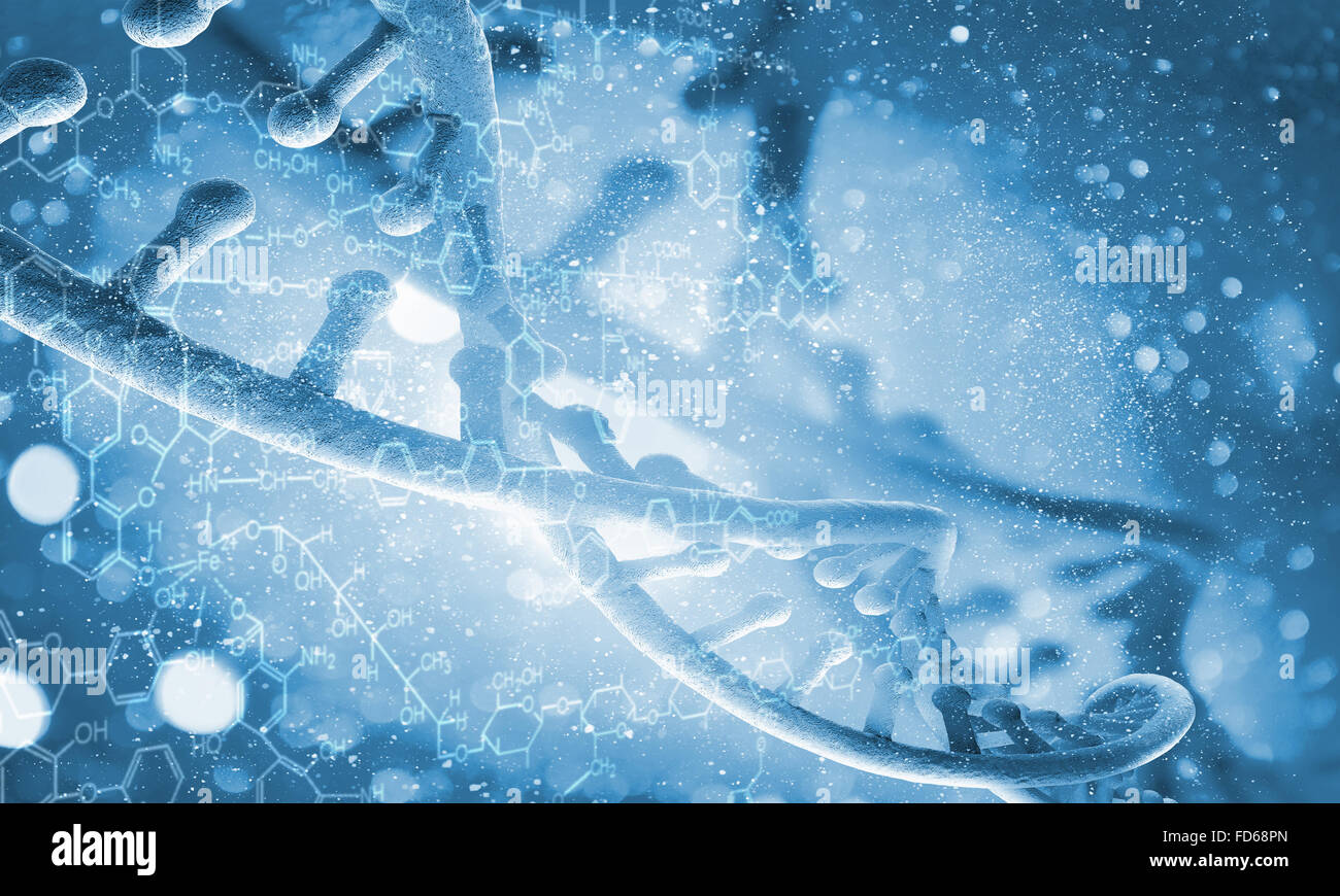 Background image of DNA molecule. Science concept Stock Photo - Alamy