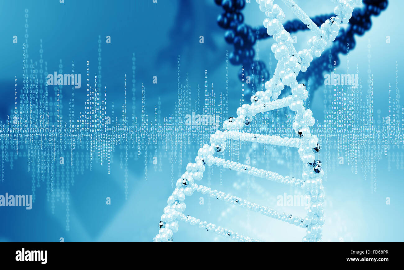 Background image of DNA molecule. Science concept Stock Photo - Alamy
