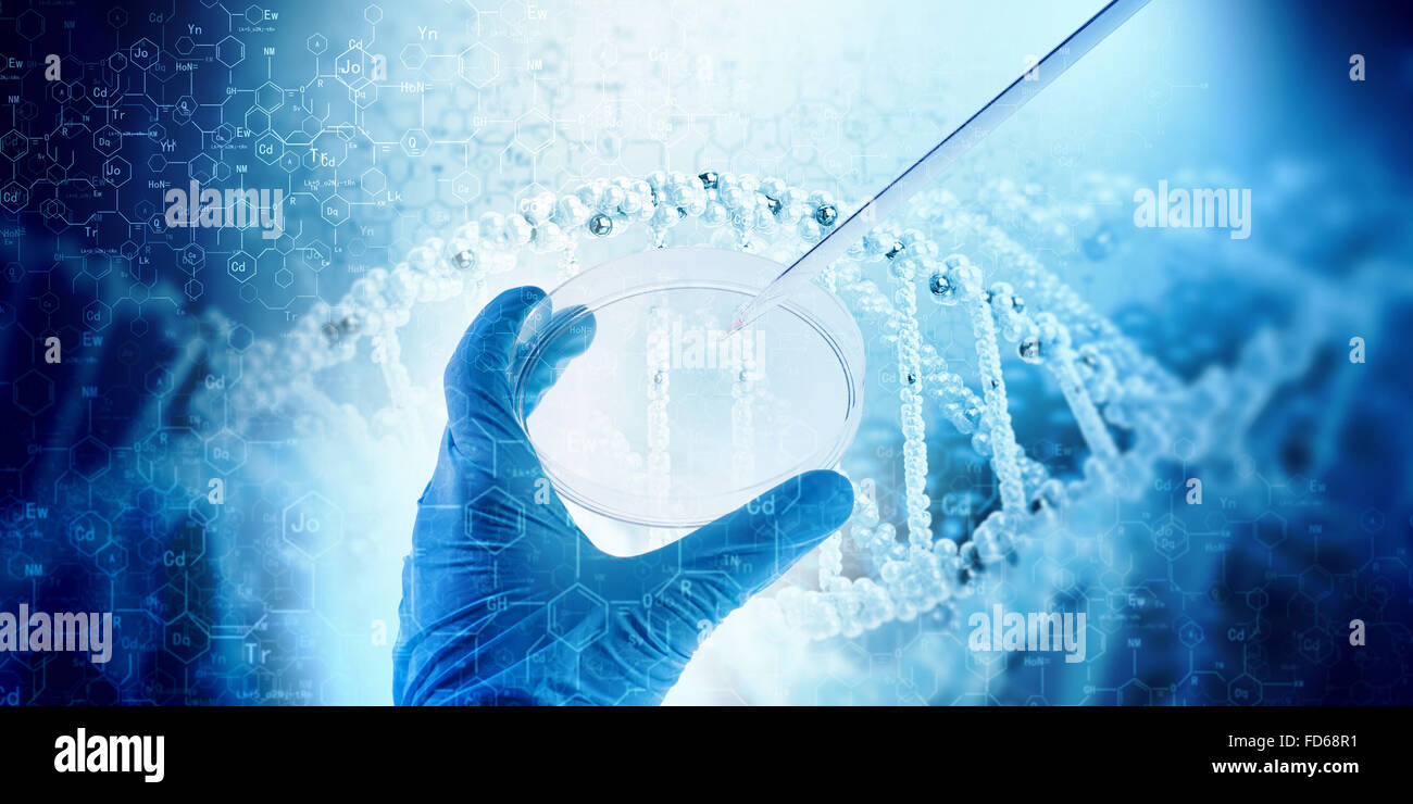 Close up image of human hand holding test tube. Science concept Stock ...