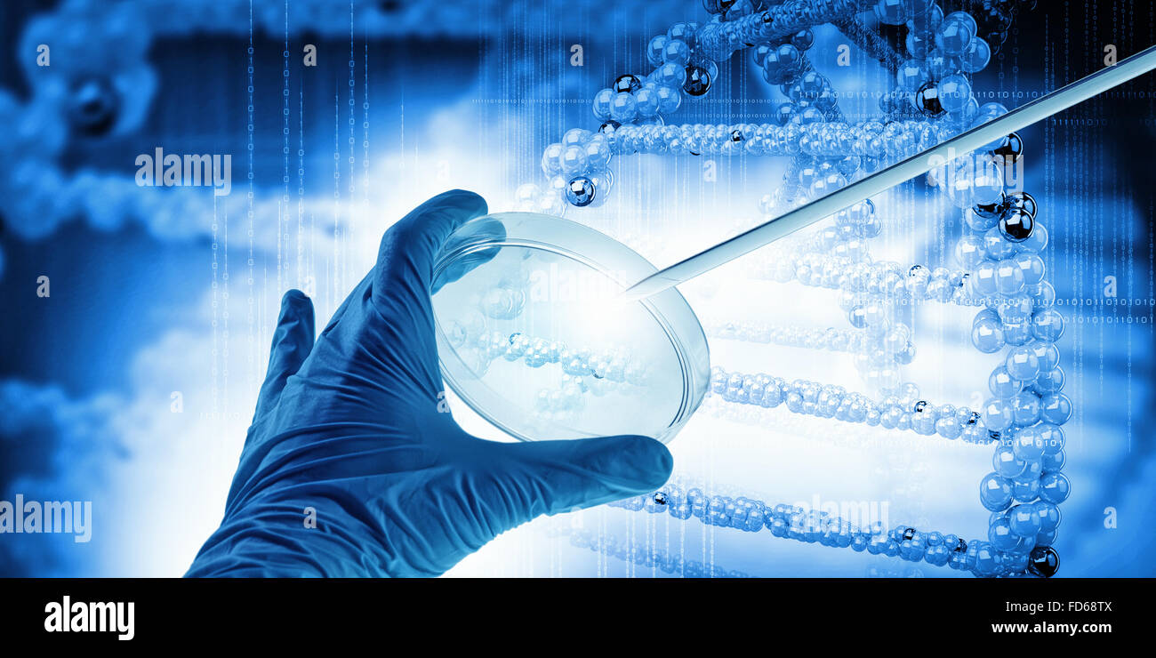 Close up image of human hand holding test tube. Science concept Stock ...