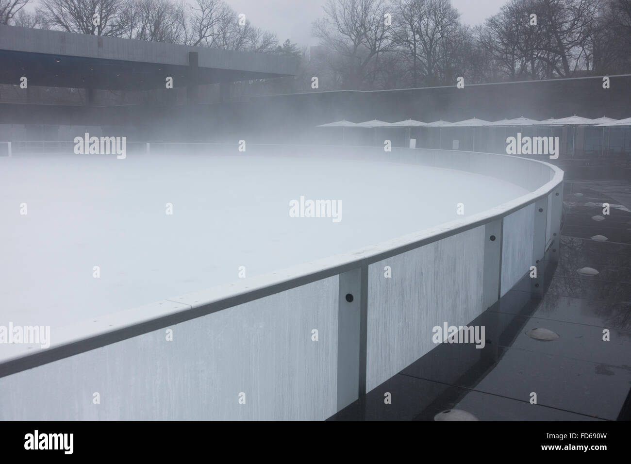 Prospect Park LeFrak ice skating rink Brooklyn NY Stock Photo - Alamy