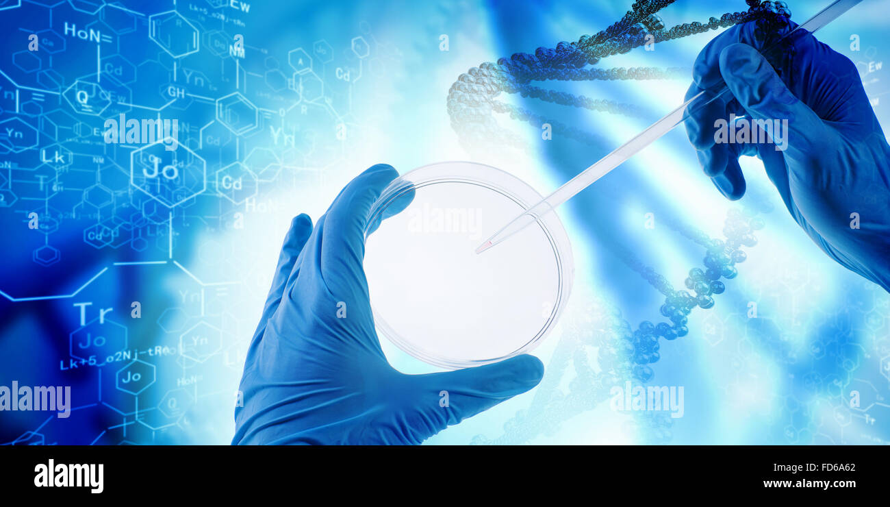 Close up image of human hand holding test tube. Science concept Stock ...