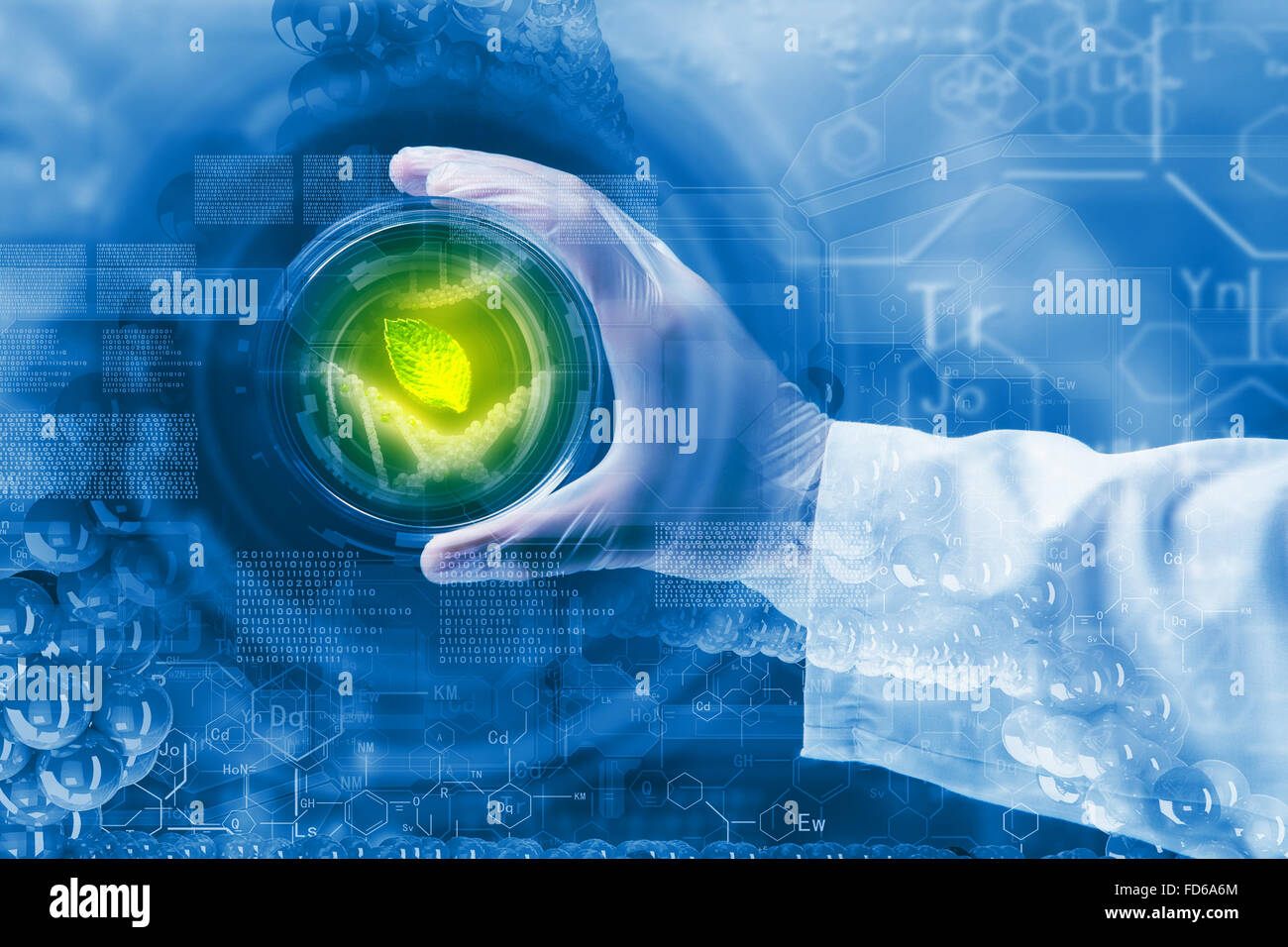 Close up image of human hand holding test tube. Science concept Stock ...