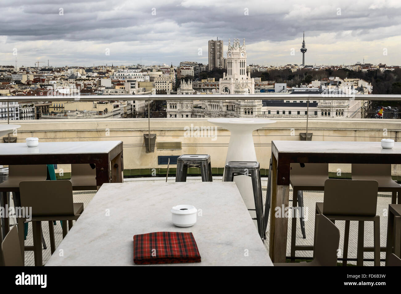 Aerial view madrid hi-res stock photography and images - Alamy