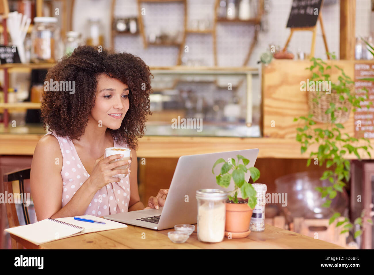 Beautiful freelancer female in hi-res stock photography and images - Alamy