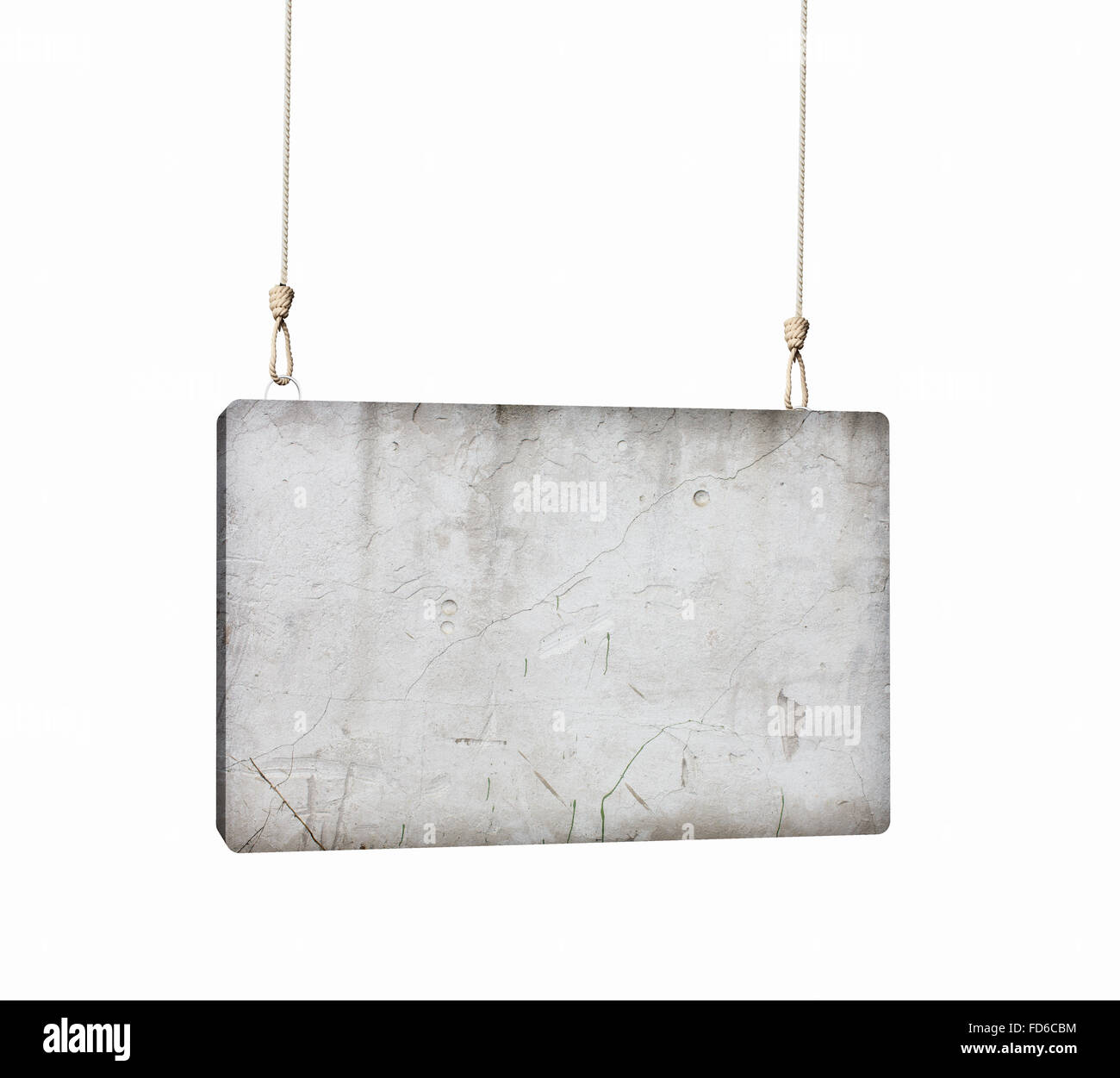 Blank concrete banner Cut Out Stock Images & Pictures - Alamy