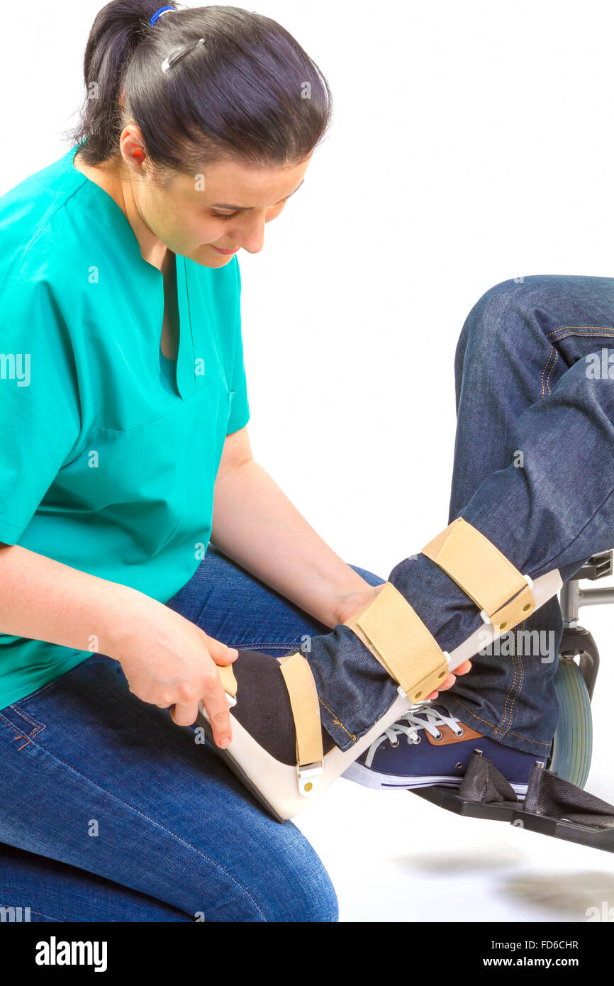 Ankle foot orthosis hi-res stock photography and images - Alamy