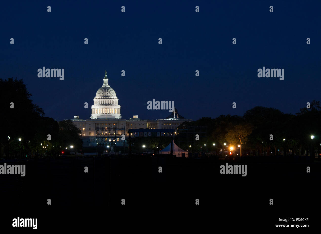 Washington dc capitol night hi-res stock photography and images - Alamy