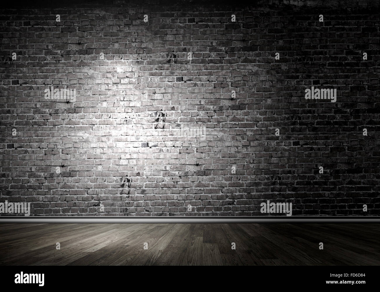 Background image of dark wall with light spot Stock Photo - Alamy