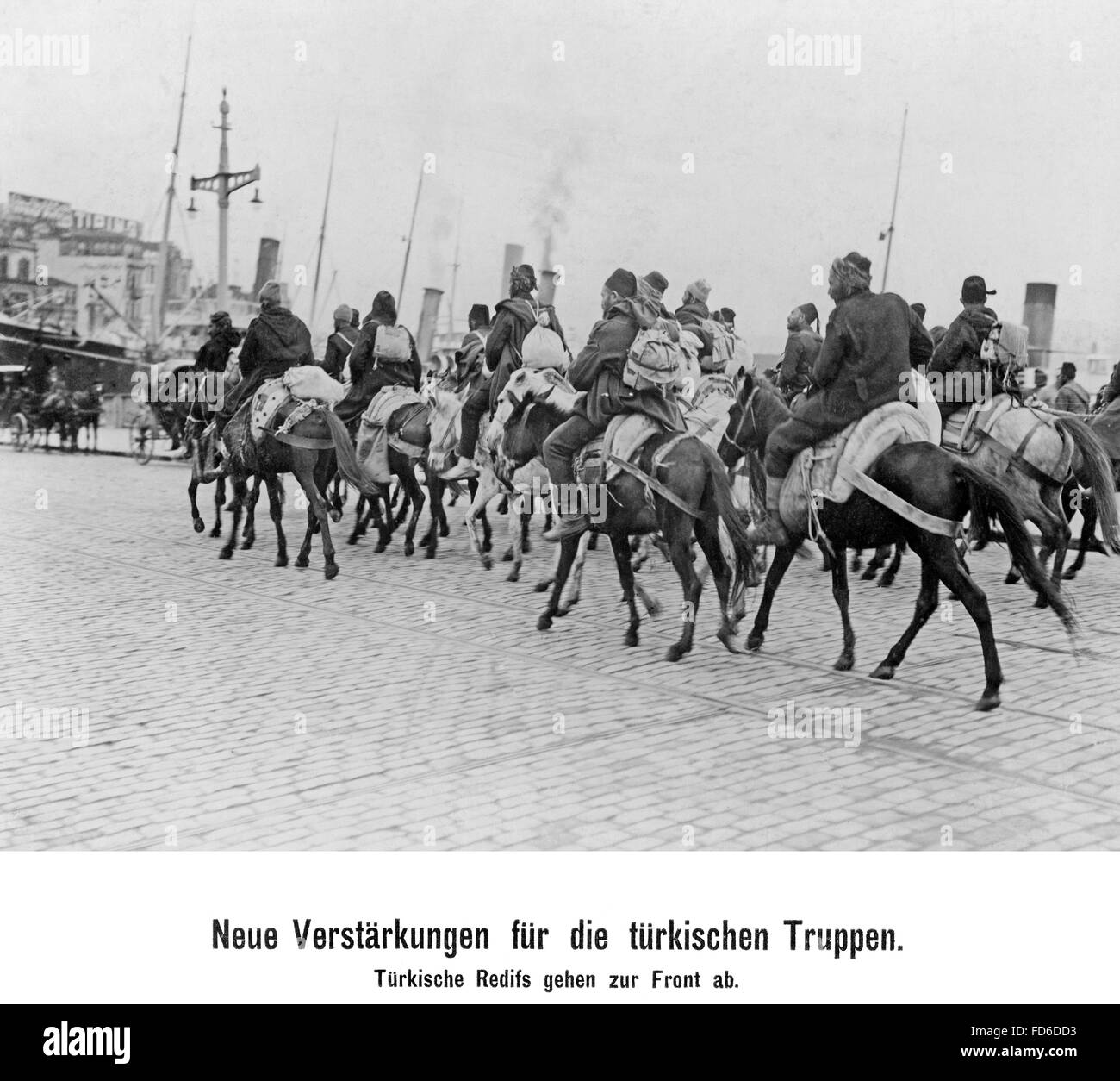 First Balkan War: turkish troops, 1912 Stock Photo - Alamy