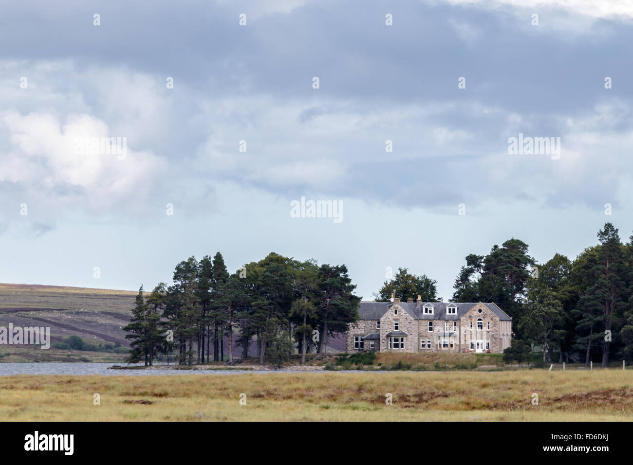 The Lodge at Lochindorb Stock Photo - Alamy