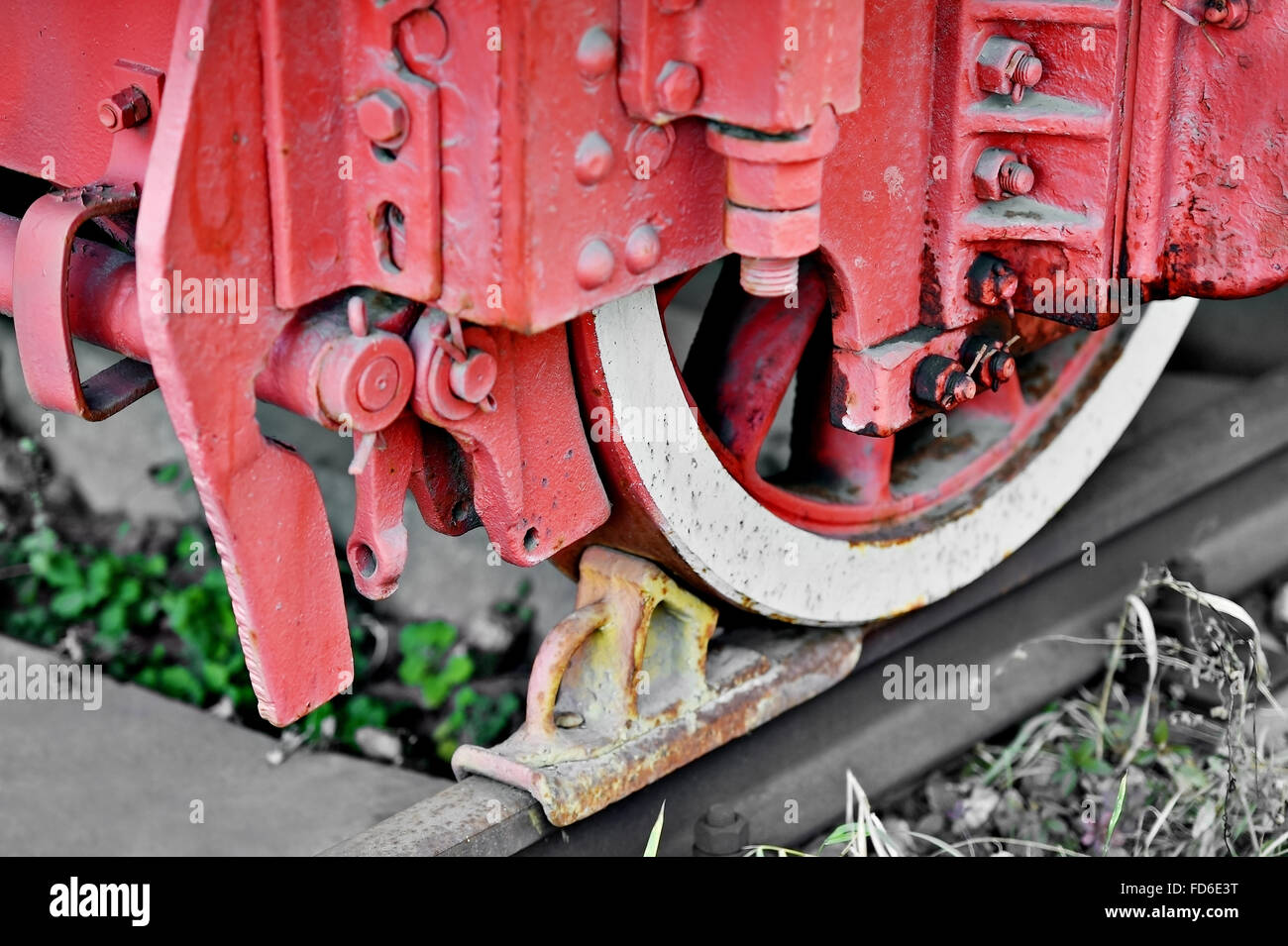Steam locomotive wheel mechanism hi-res stock photography and images ...