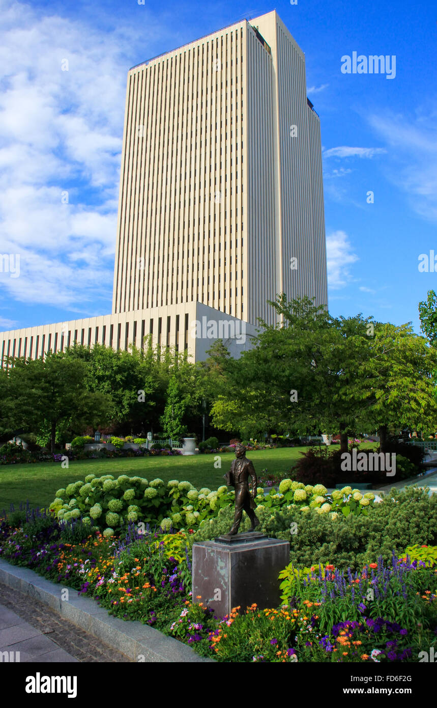 LDS church headquarters building in Salt Lake City, Utah. Salt Lake ...