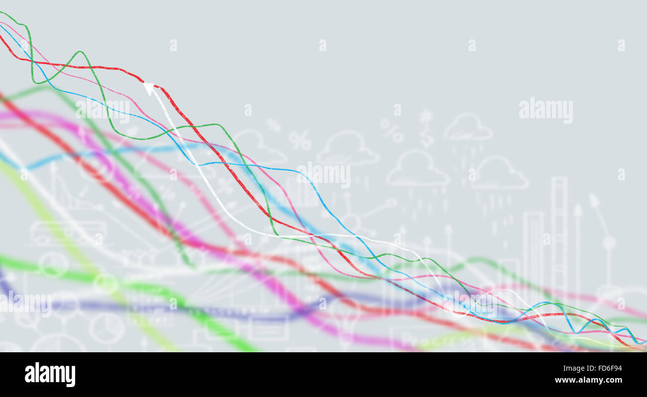 Background image with increasing graph. Marketing strategy Stock Photo ...