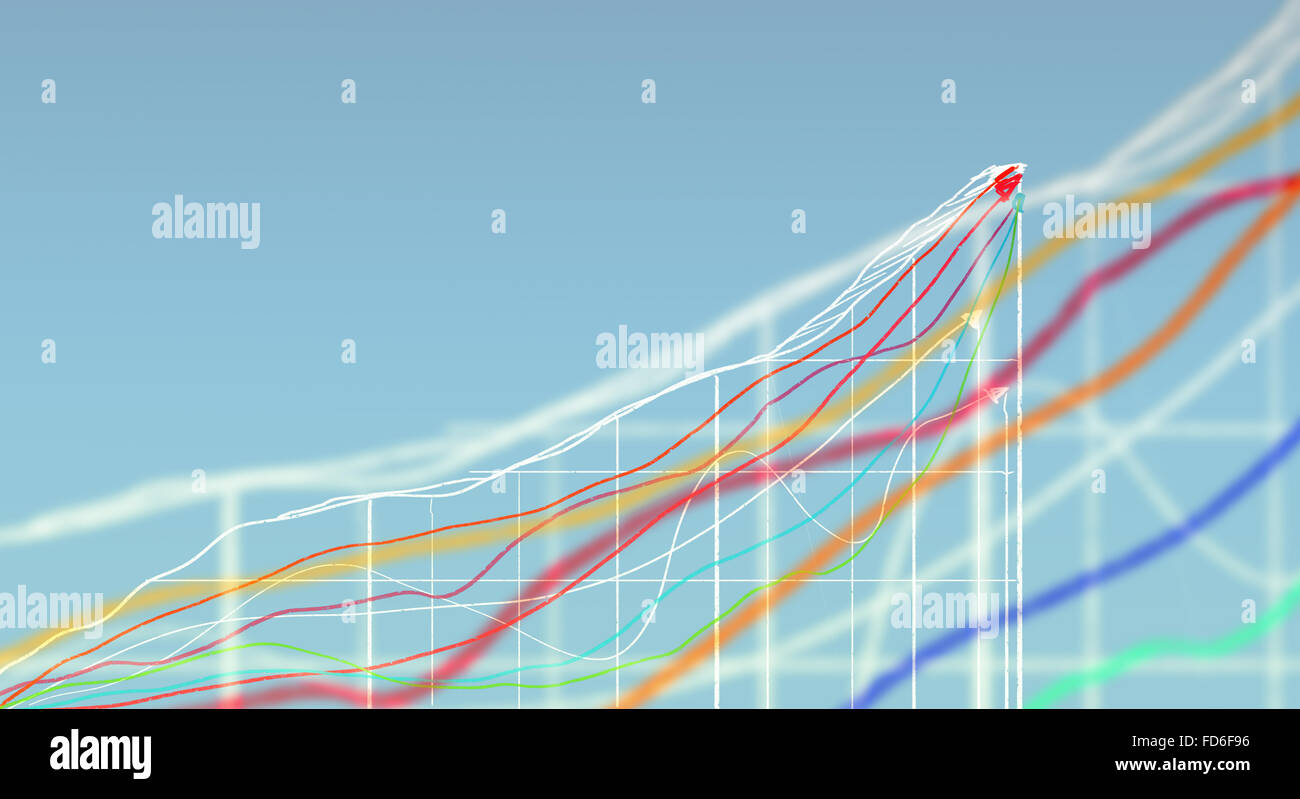Background image with increasing graph. Marketing strategy Stock Photo ...