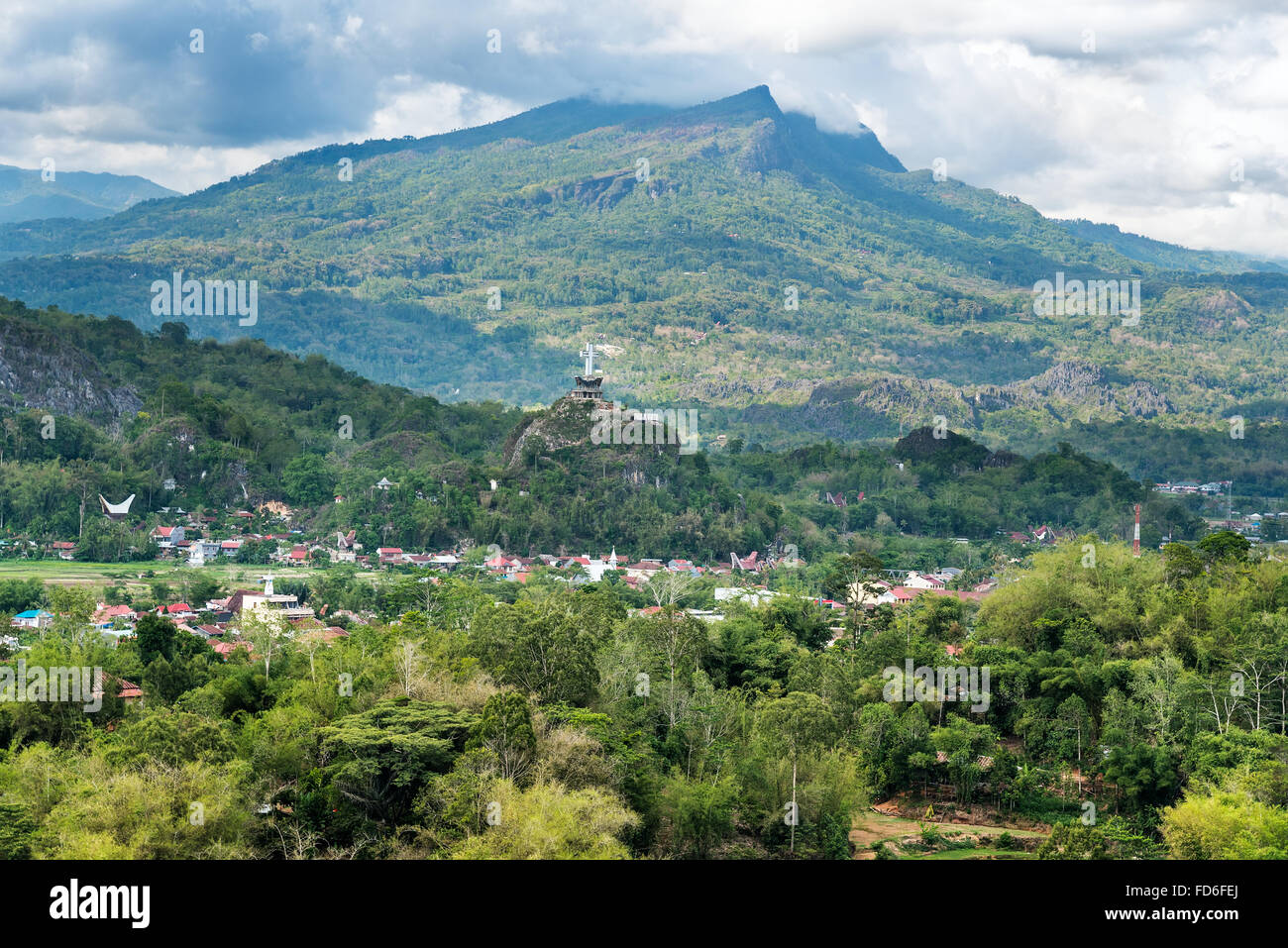 View of Rantepao in Tana Toraja, Sulawesi. Indonesia Stock Photo - Alamy