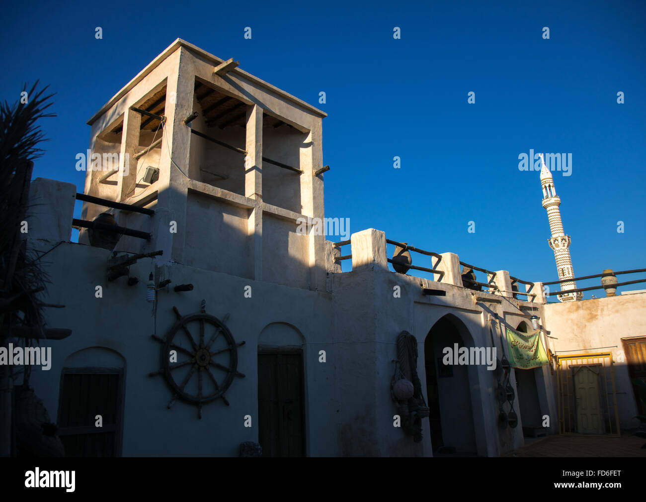 old sailor house turned into a museum, Hormozgan, Bandar-e Kong, Iran ...