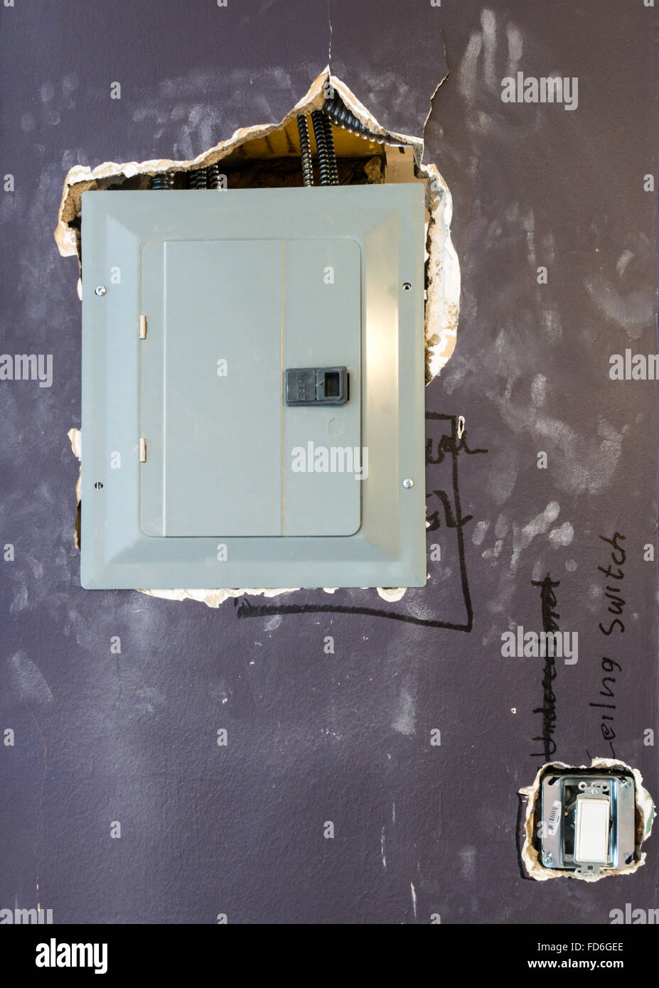 Circuit breaker panel hi-res stock photography and images - Alamy