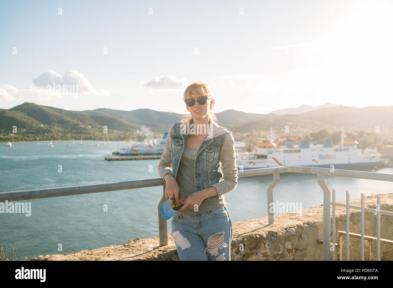 Leaning Over Railing Stock Photos & Leaning Over Railing Stock Images ...