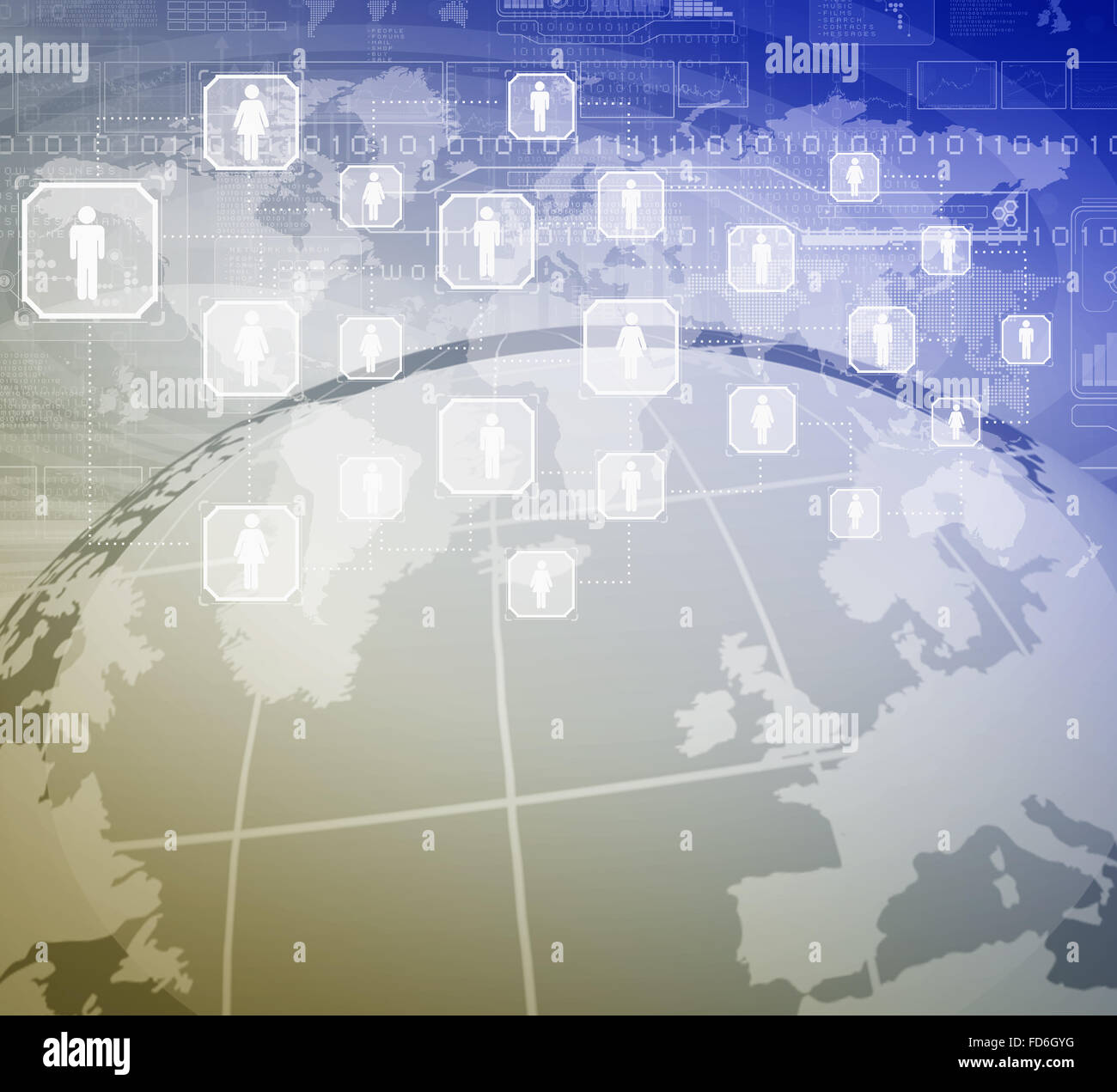 Digital media icons hi-res stock photography and images - Alamy