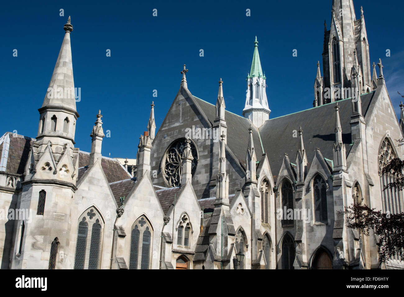 New Zealand, South Island, Dunedin. First Church of Otago, c. 1873 ...