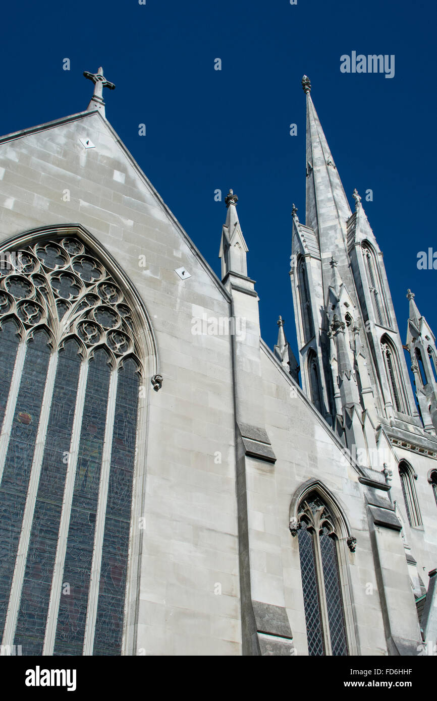 New Zealand, South Island, Dunedin. First Church of Otago, c. 1873 ...