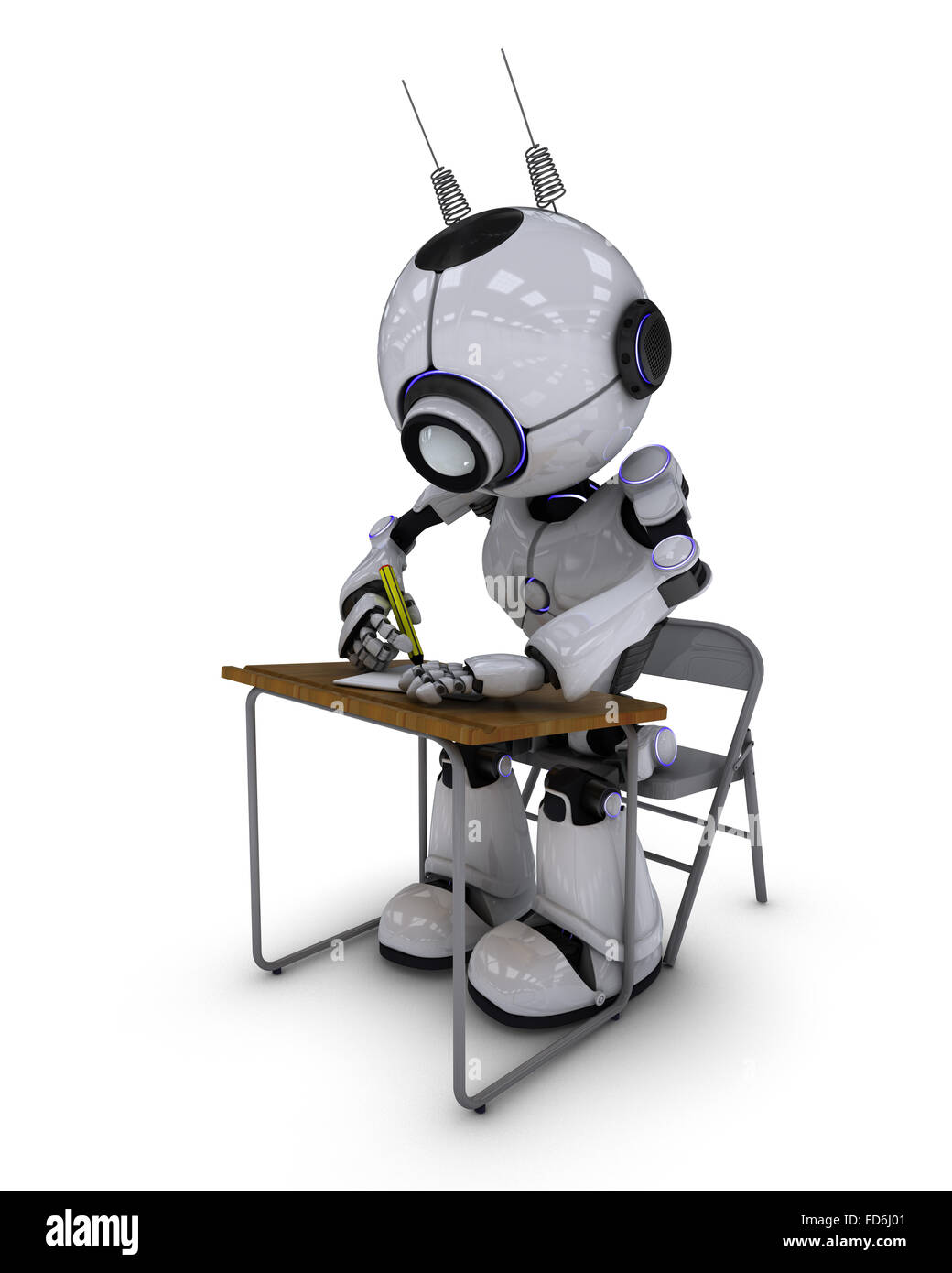 Robot study Cut Out Stock Images & Pictures - Alamy