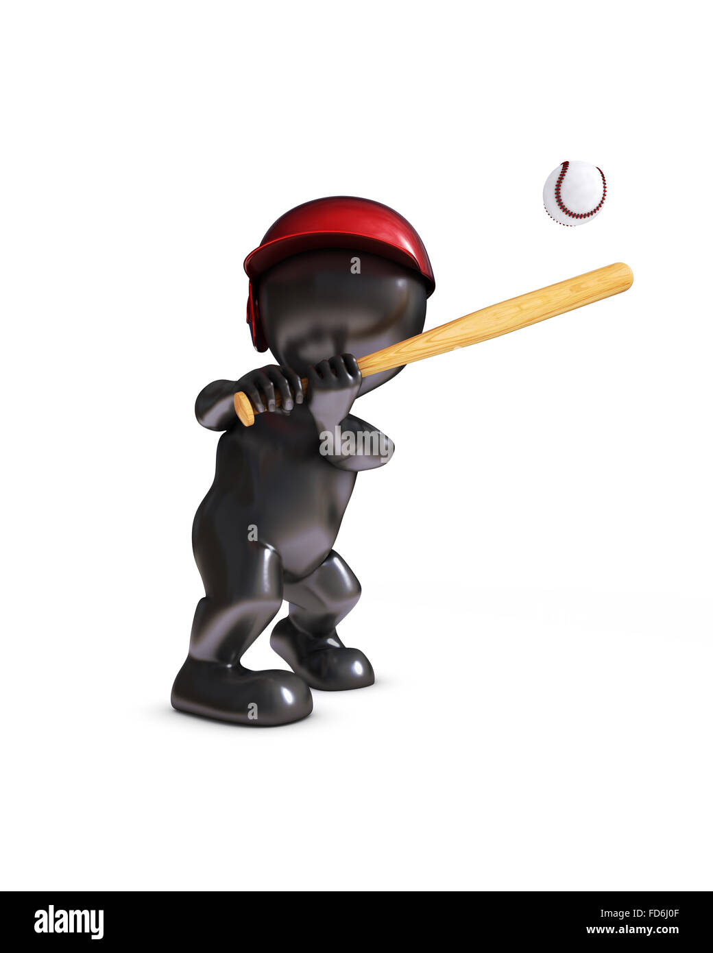 Mickey Mouse Playing Softball