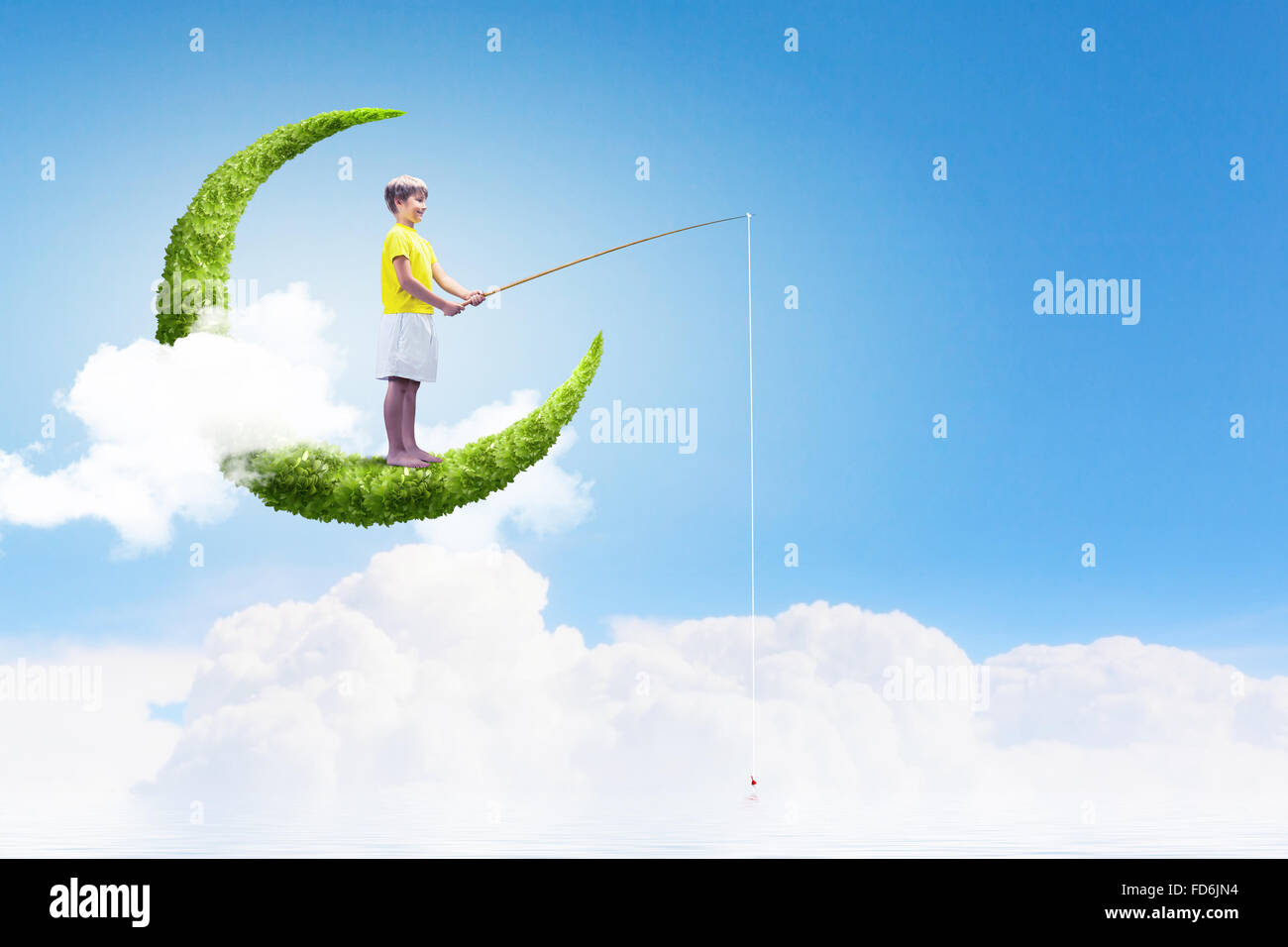 Boy on the moon hi-res stock photography and images - Alamy