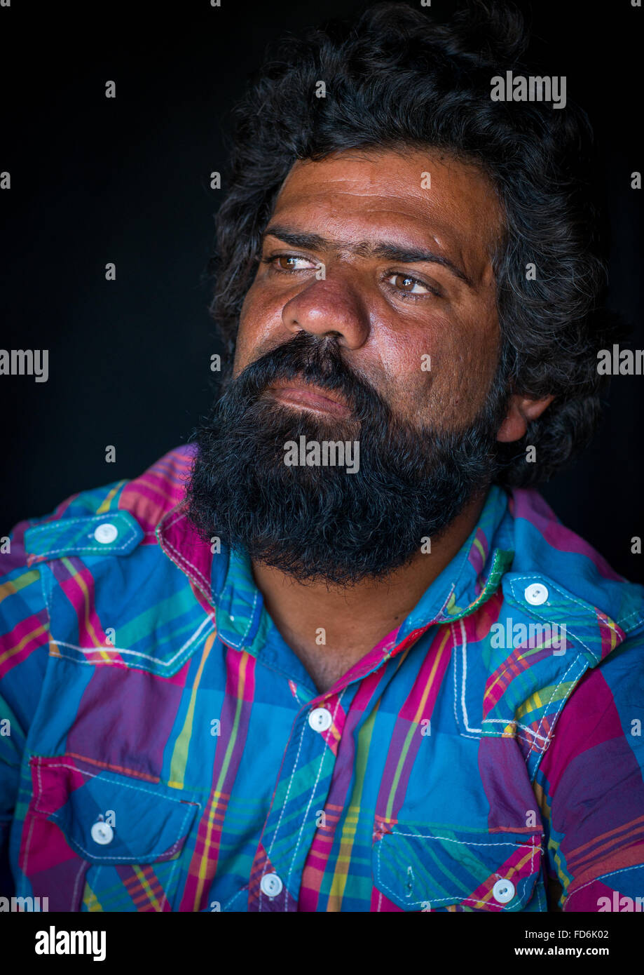 gypsy leader, Central County, Kerman, Iran Stock Photo - Alamy