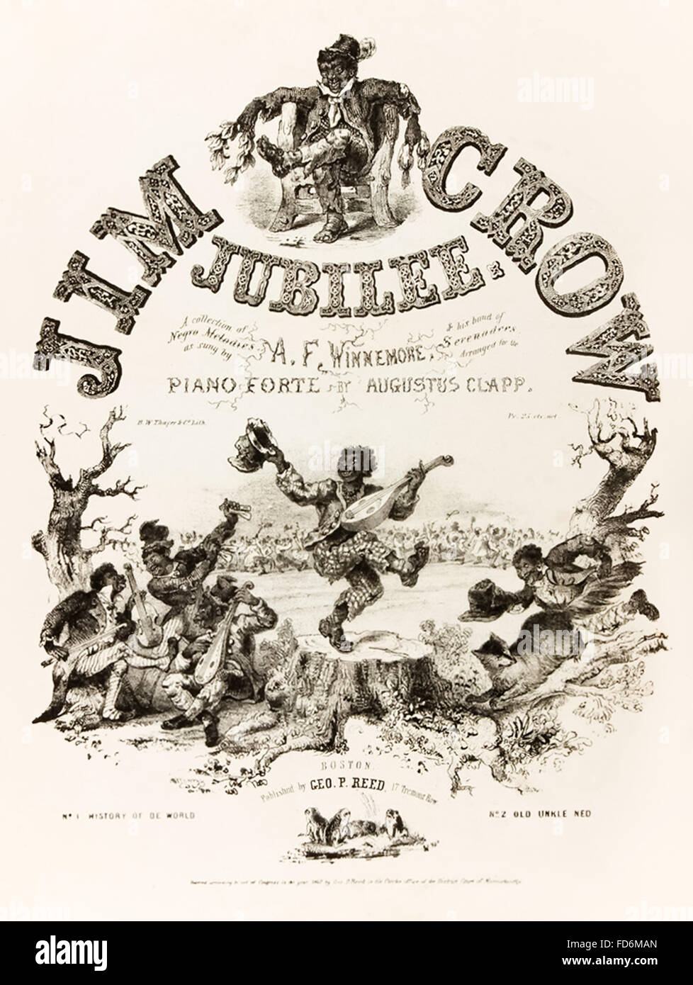'Jim Crow Jubilee - A Collection of Negro Melodies as sung by A. F ...